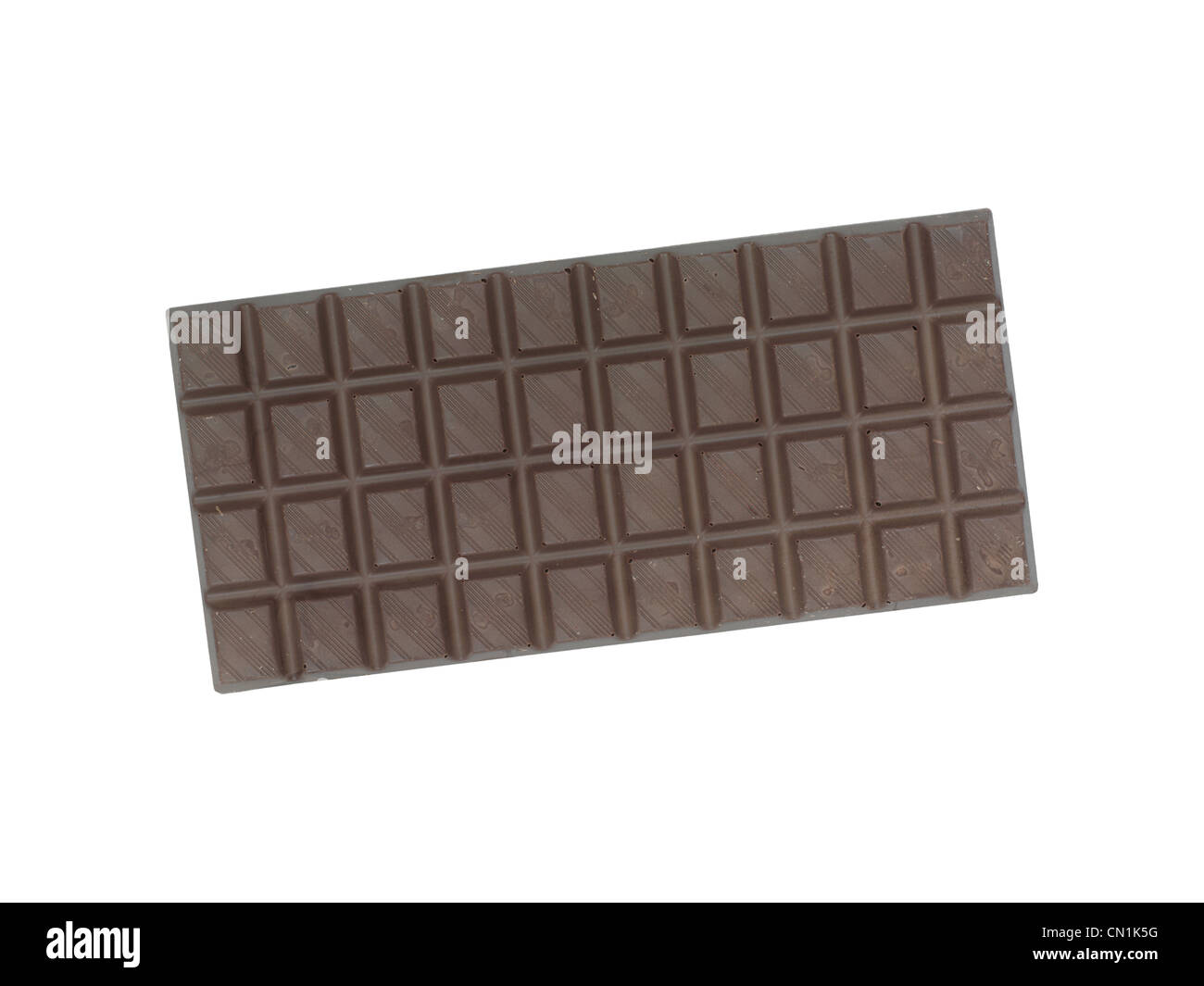 A block of chocolate isolated against a white background Stock Photo ...