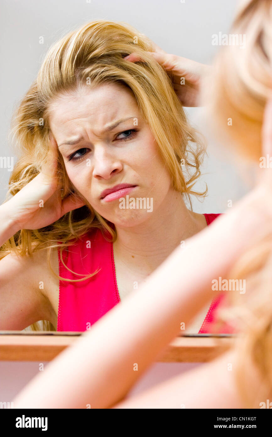 Self deprecating woman hi-res stock photography and images - Alamy