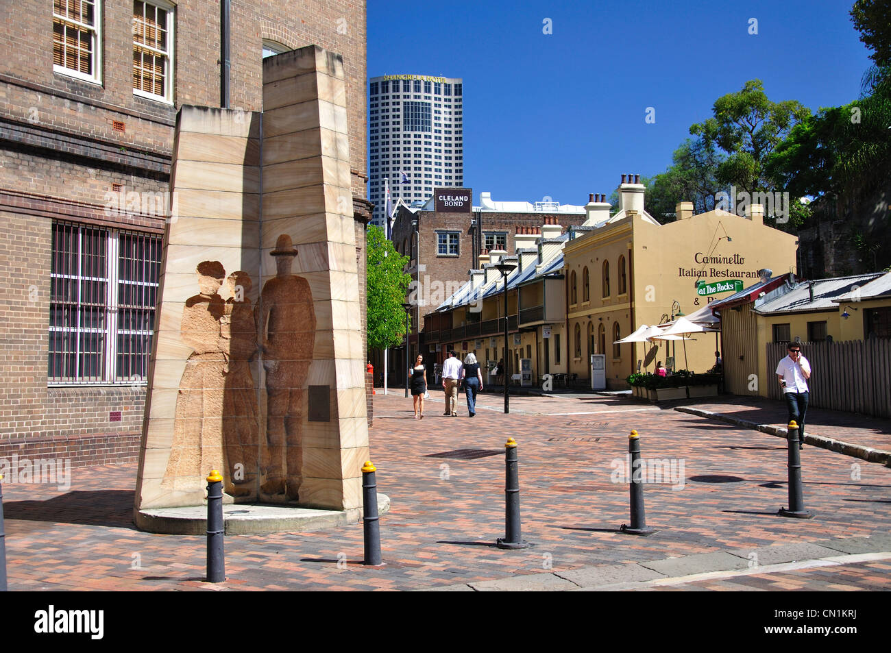 Historic Playfair Street, The Rocks, Sydney Harbour, Sydney, New South ...