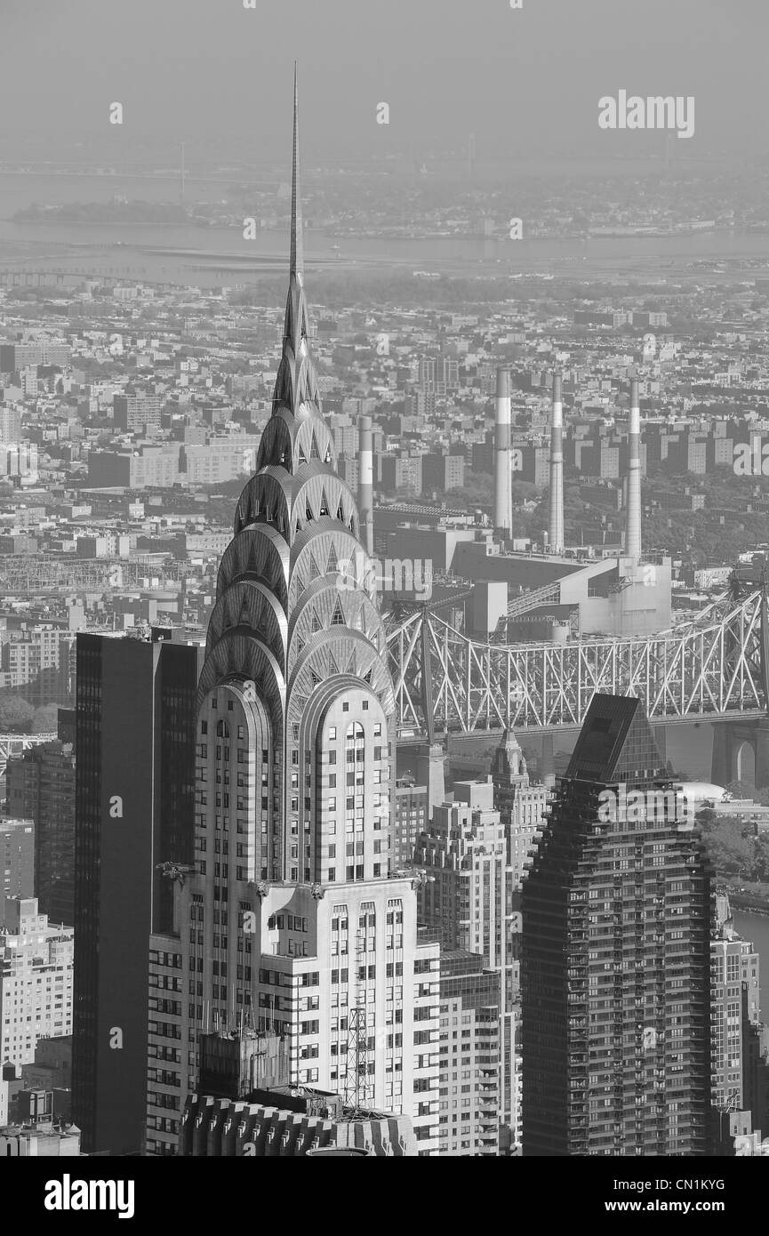 Skyscrapers midtown manhattan Black and White Stock Photos & Images - Alamy