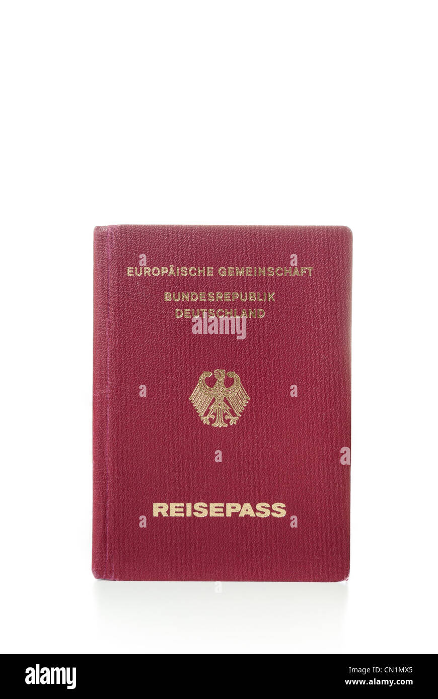 German passport on white background Stock Photo - Alamy