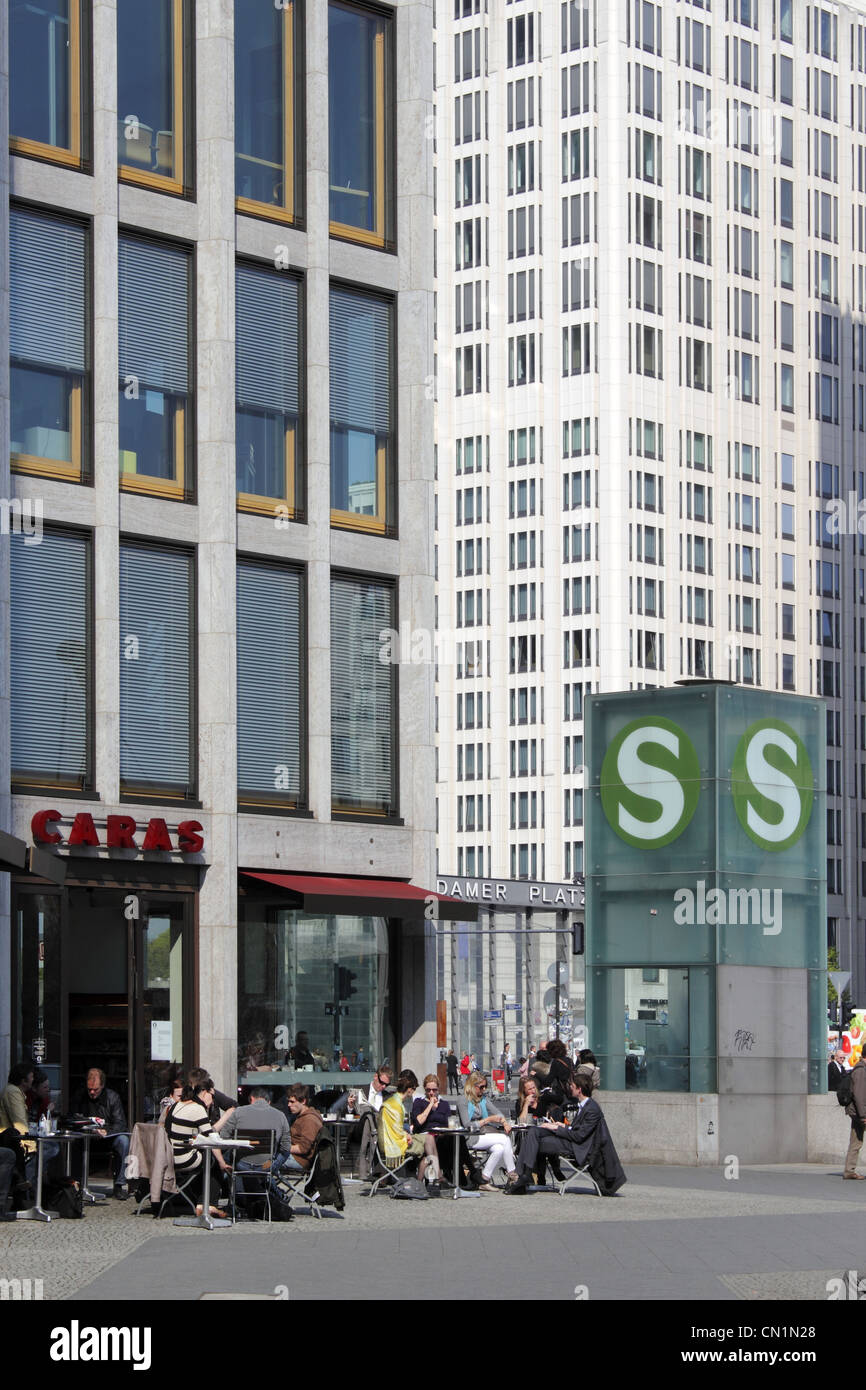 Berlin Mitte Potsdamer Square Stock Photo - Alamy