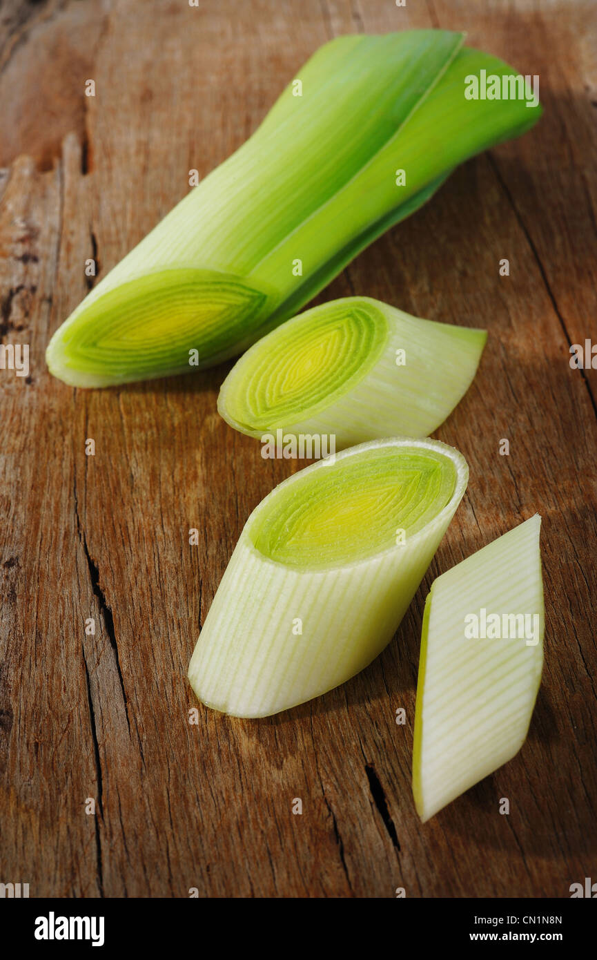 Leek slice hi-res stock photography and images - Alamy