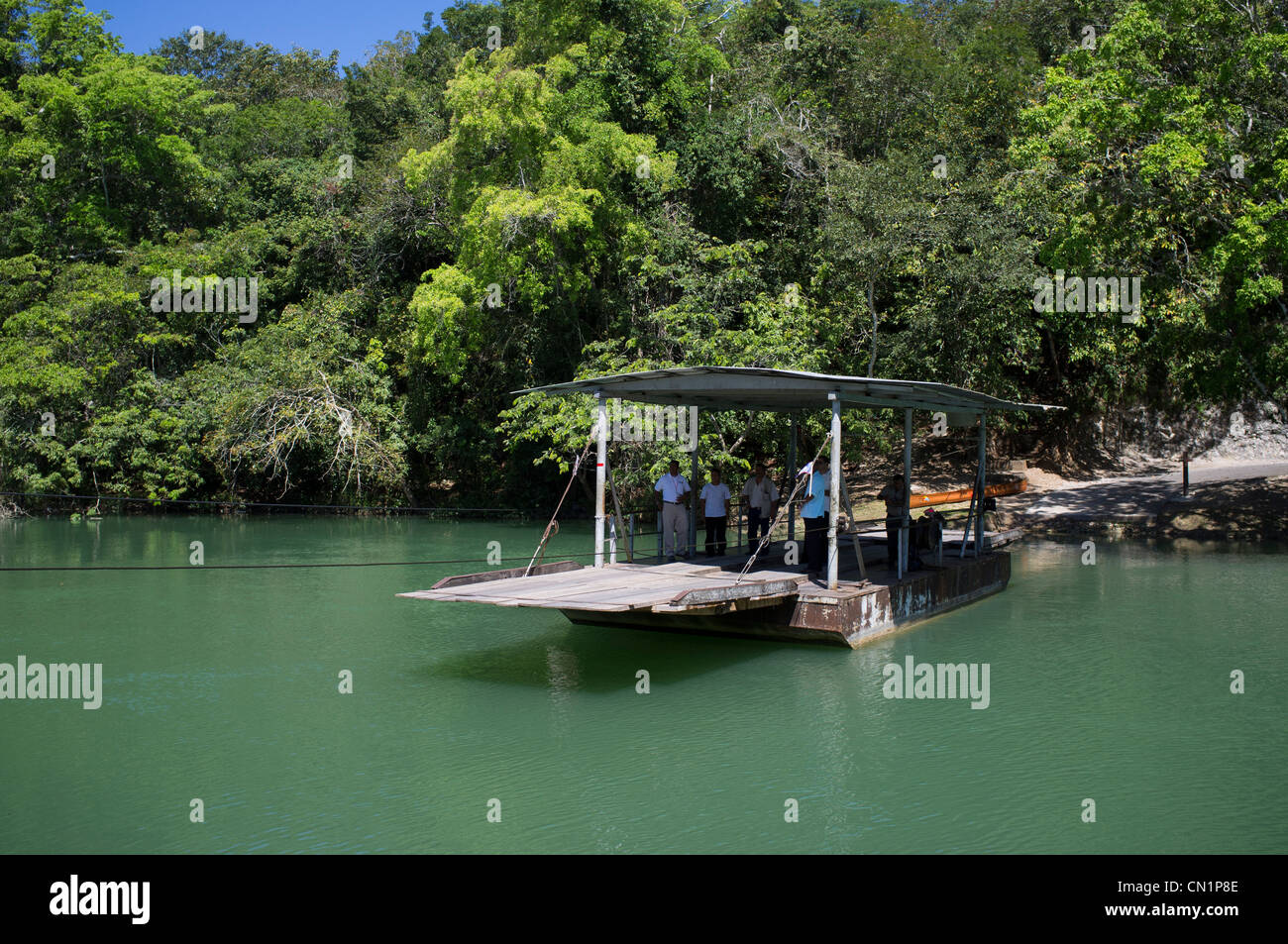Hand cranked river ferry hi-res stock photography and images - Alamy
