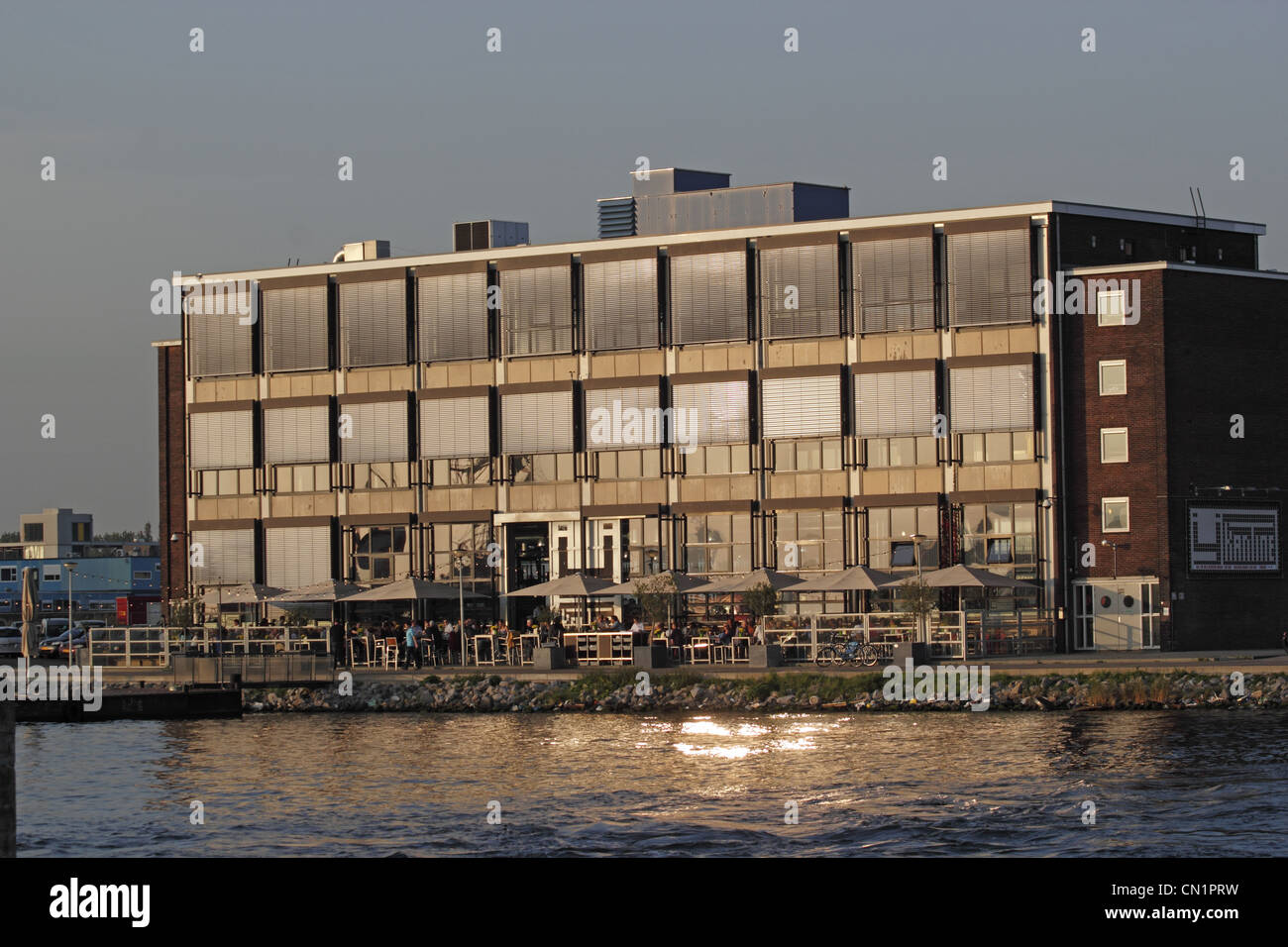 Netherlands Amsterdam Harbor Office Building Dock Stock Photo - Alamy