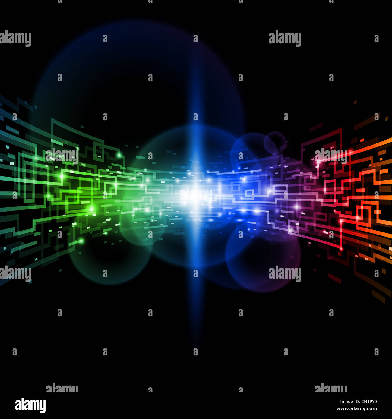 Internet concept, technology-style background. Illustration for design ...