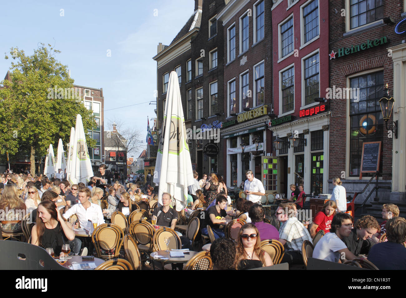 Netherlands Groningen Grote Market Stock Photo - Alamy