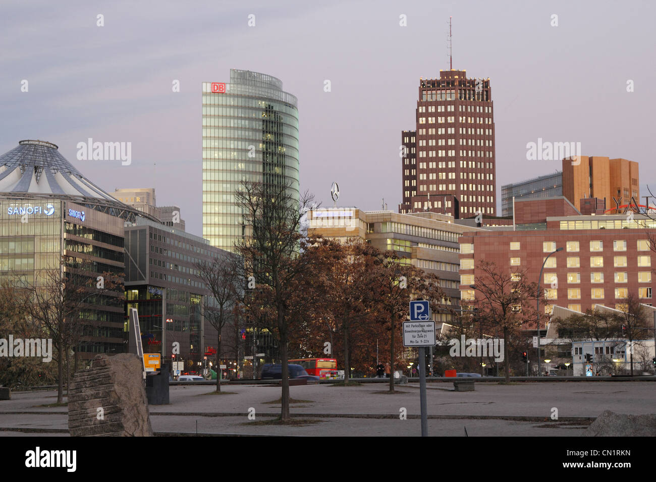 Berlin Potsdamer square place Stock Photo - Alamy