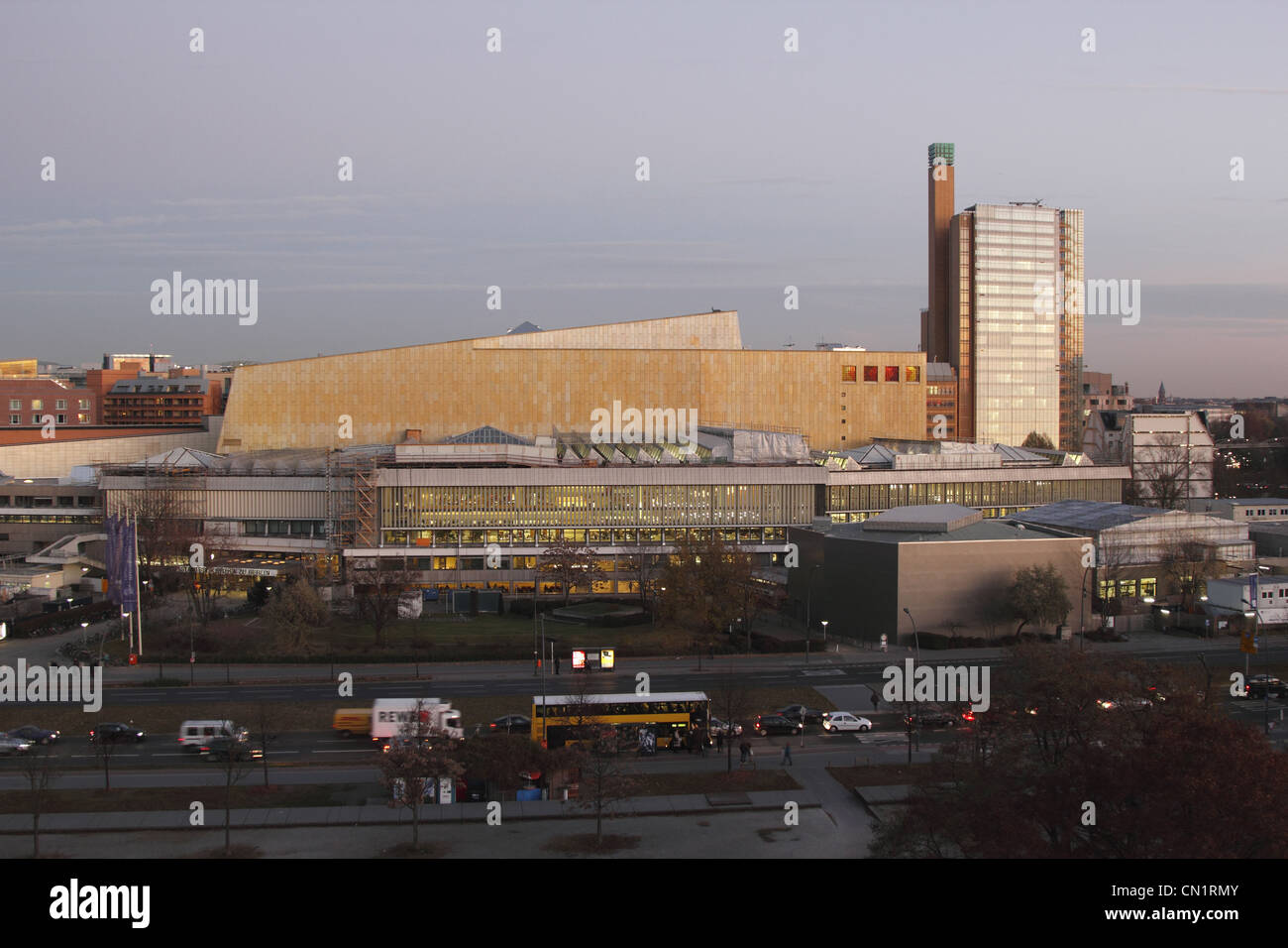 Potsdamer Platz Staatsbibliothek Bibliothek Library Stock Photo - Alamy