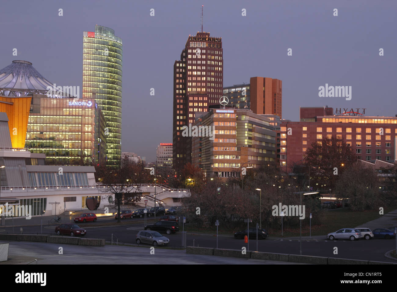 Berlin Mitte Potsdamer Platz square place Stock Photo - Alamy