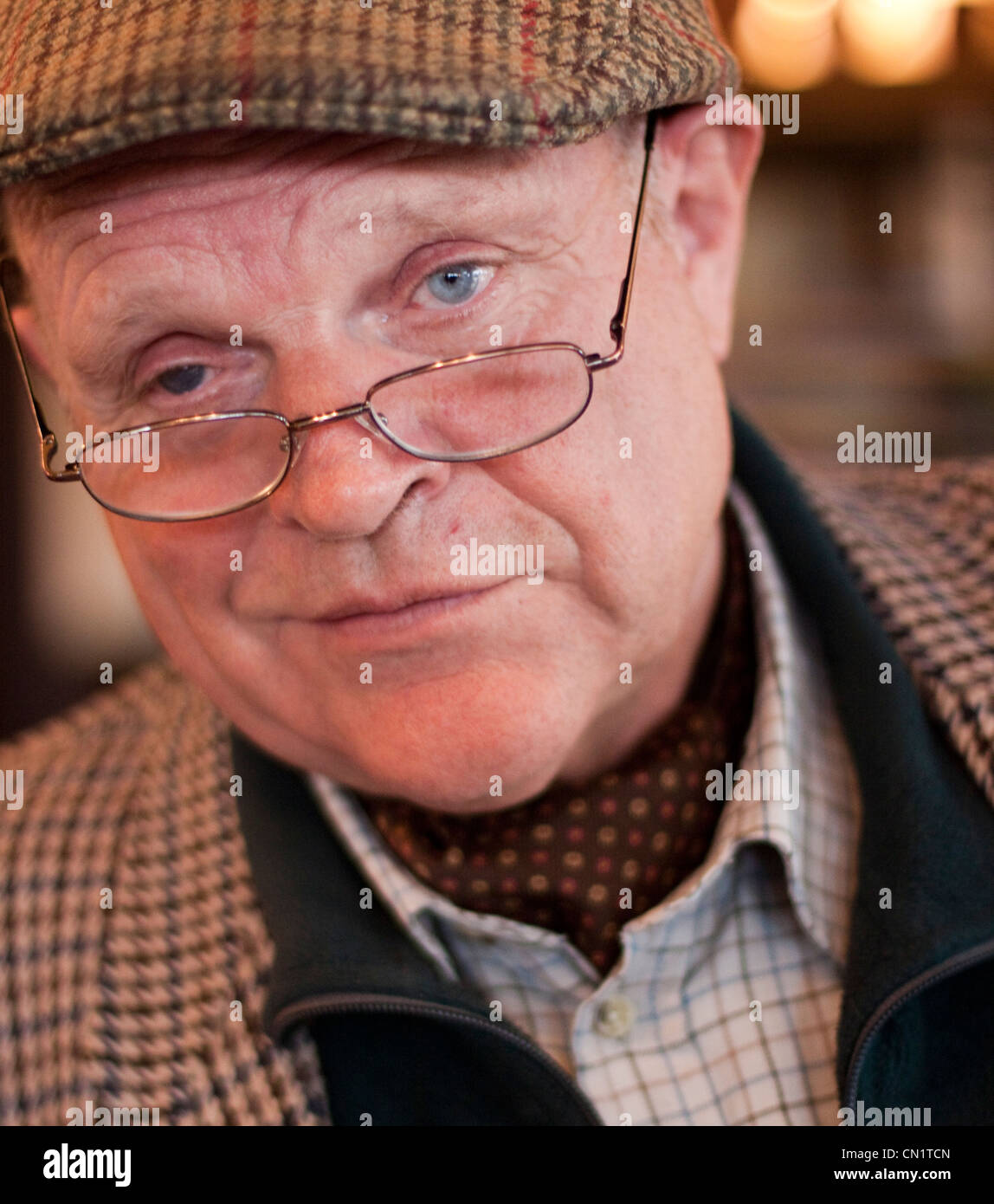 Suffolk raconteur, comedian and author Charlie Haylock Stock Photo - Alamy