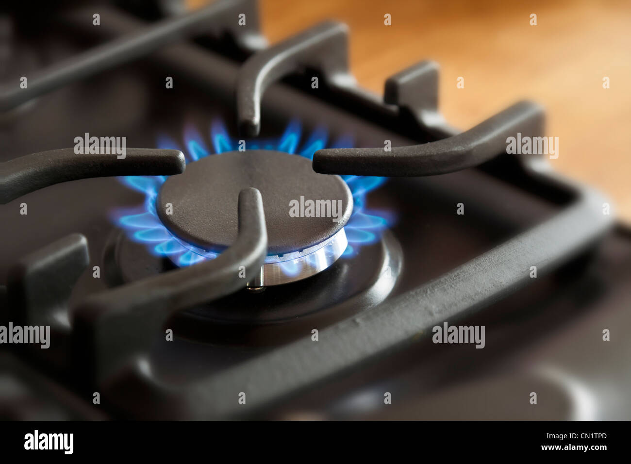 modern gas cooker Stock Photo - Alamy