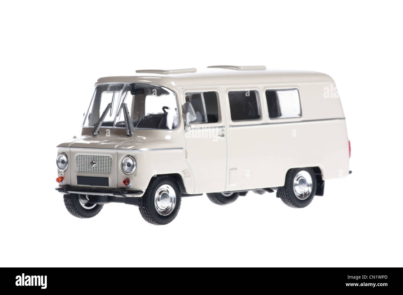 Car van nysa on white background Stock Photo - Alamy