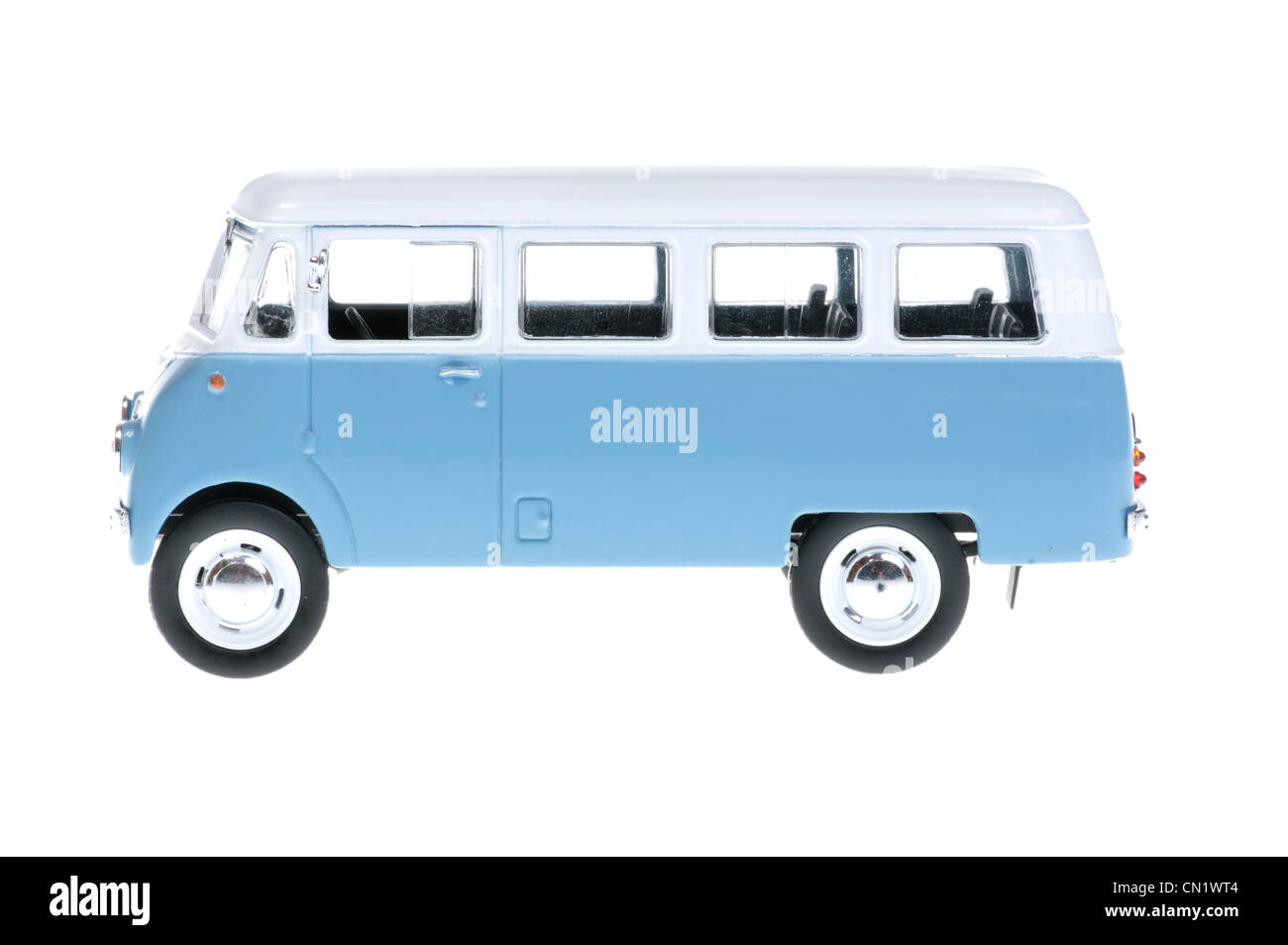 Blue mini bus hi-res stock photography and images - Alamy