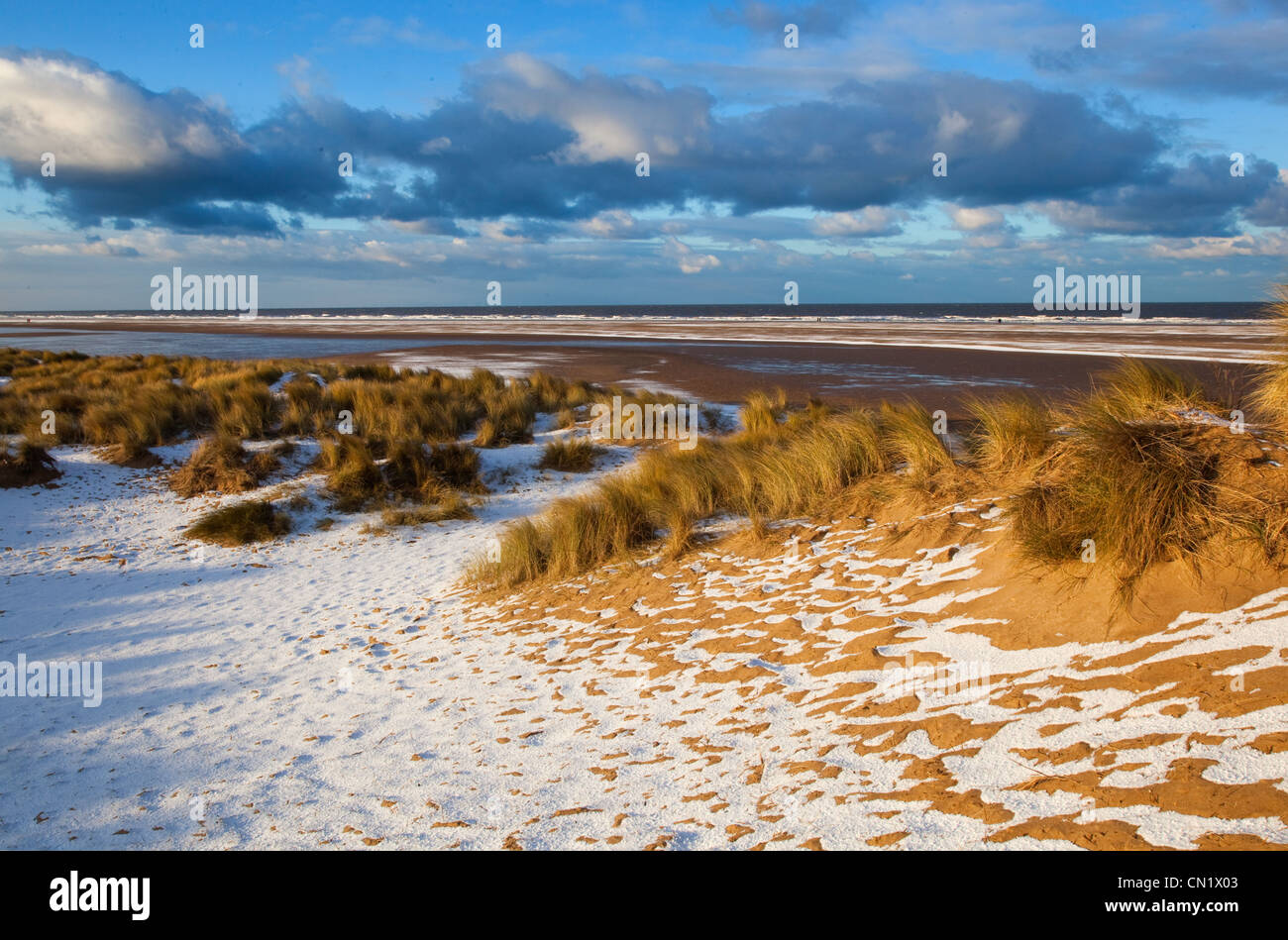 Snow On Sand Dunes High Resolution Stock Photography and Images - Alamy