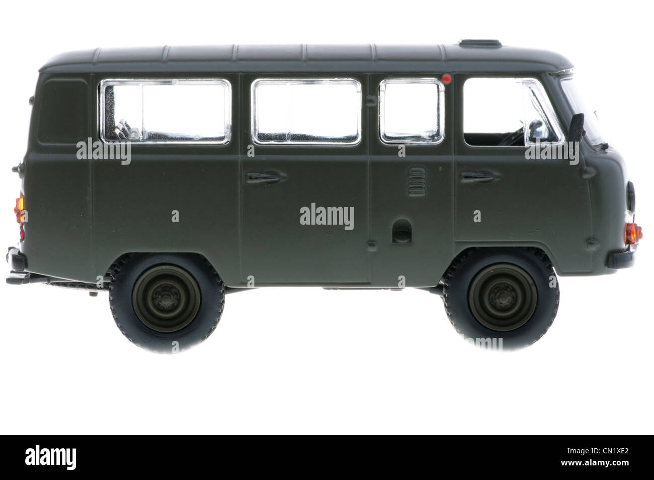 UAZ 452 Minibus on white background Stock Photo - Alamy