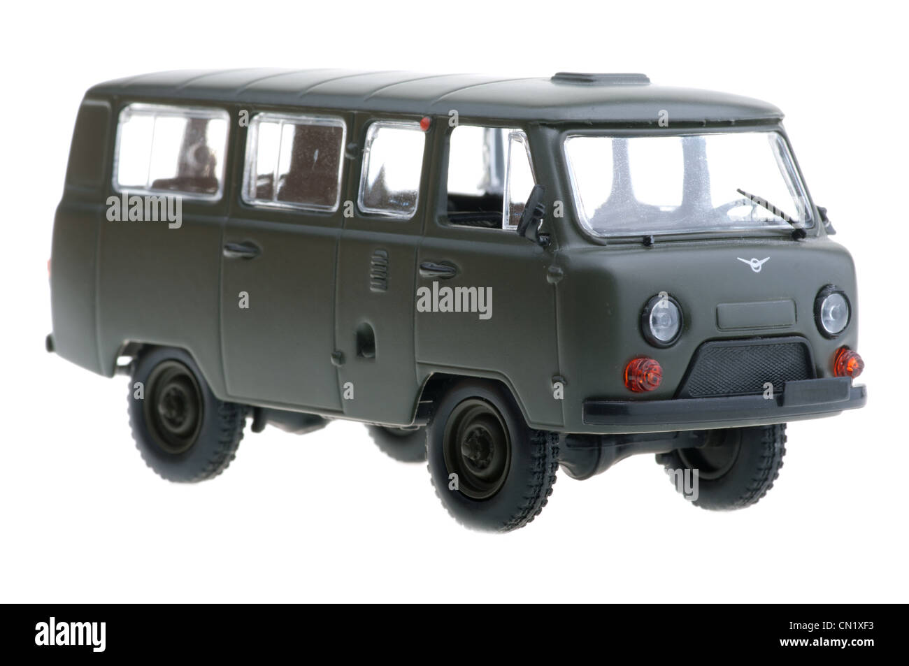 UAZ 452 Minibus on white background Stock Photo - Alamy