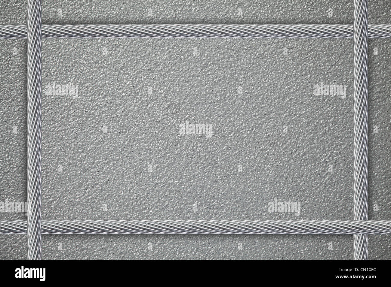 metal plate background with four steel strings Stock Photo - Alamy