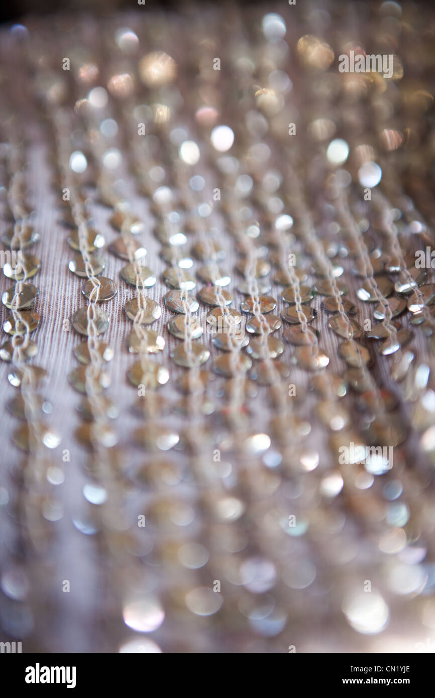 Silver sequin hi-res stock photography and images - Alamy