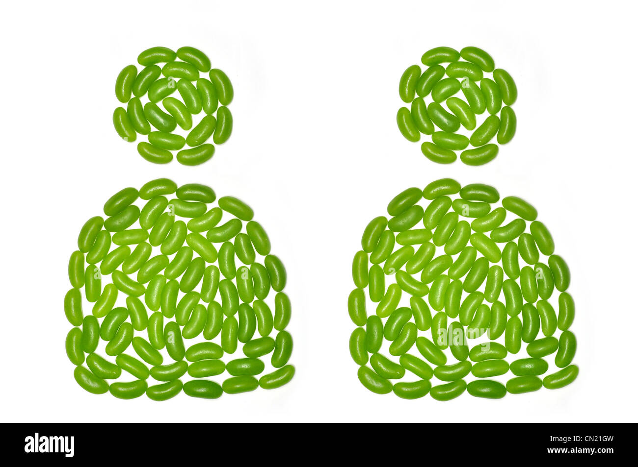 Connecting shapes Cut Out Stock Images & Pictures - Alamy