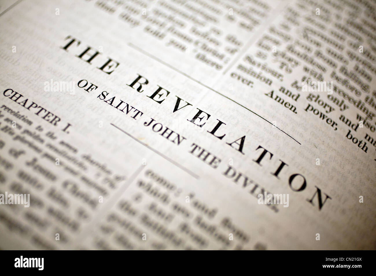 Revelation bible hi-res stock photography and images - Alamy