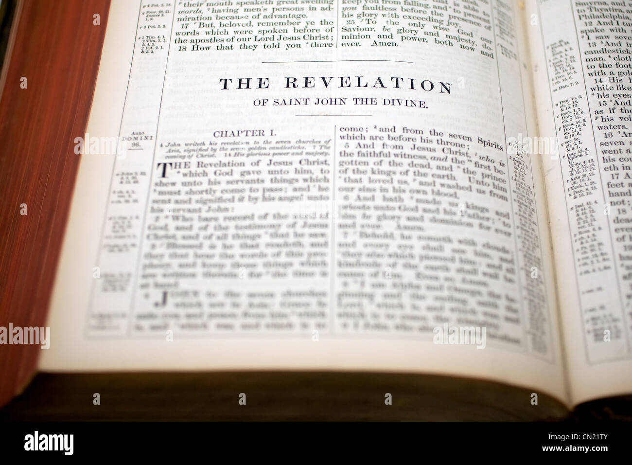 The Revelation of Saint John The Divine Bible Heading Stock Photo - Alamy