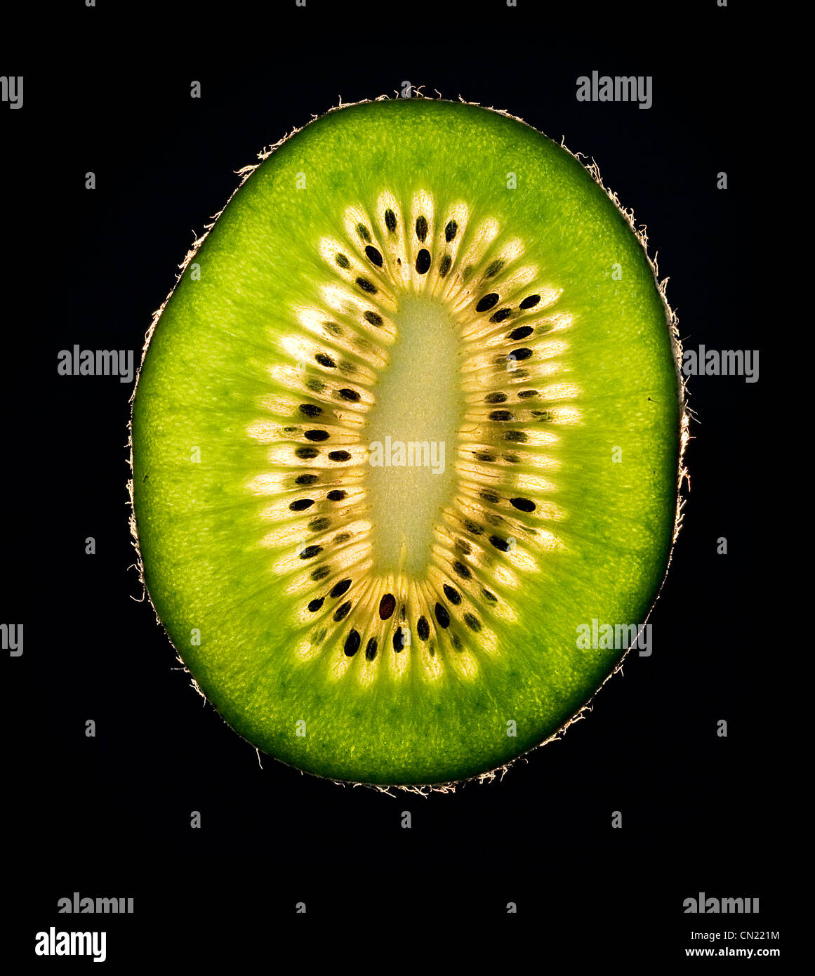 Kiwi slice fruit hi-res stock photography and images - Alamy