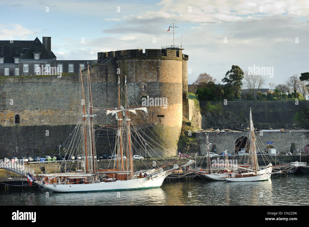 France, Finistere, Brest, the castle Stock Photo - Alamy