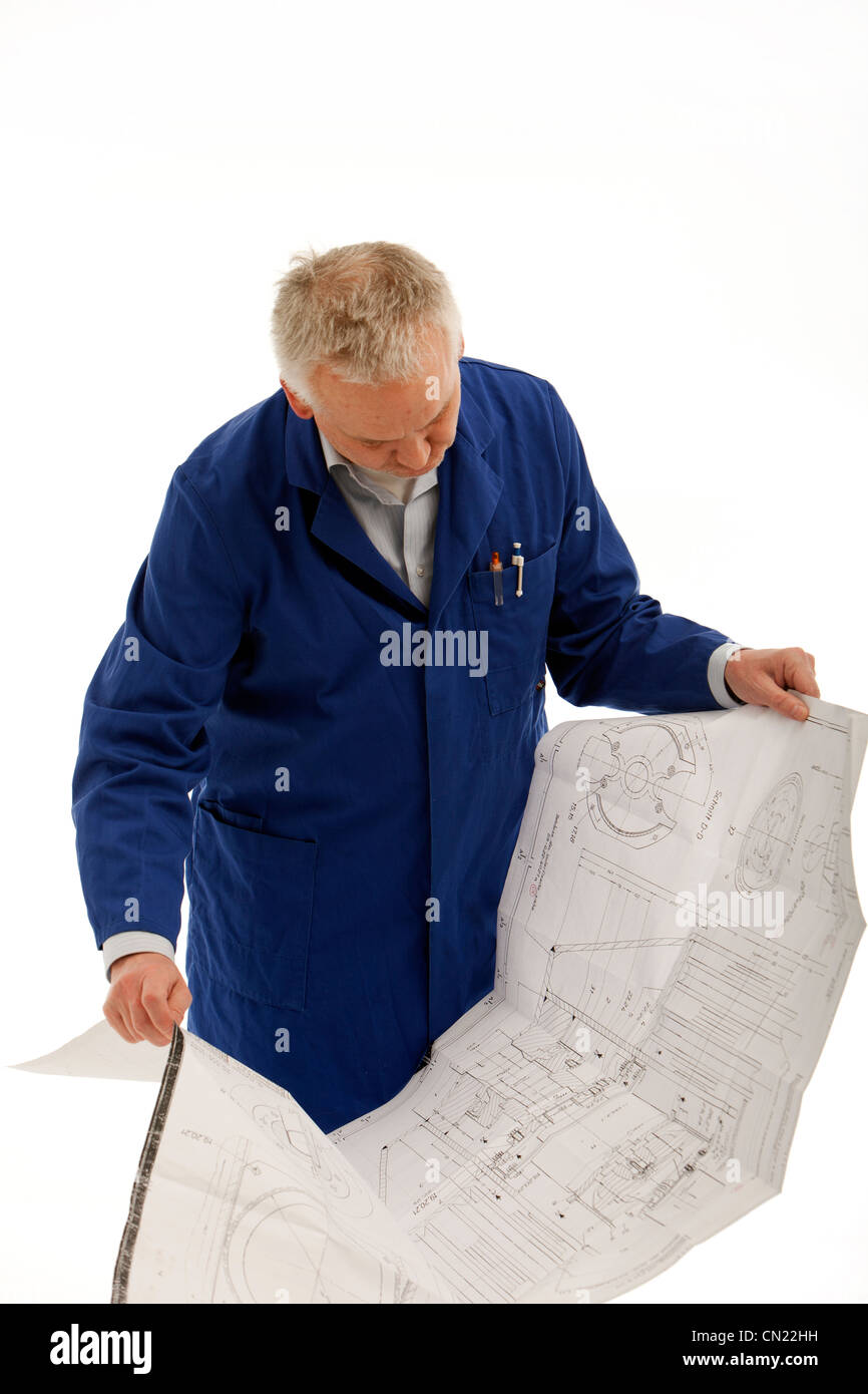 Open blueprint hi-res stock photography and images - Alamy