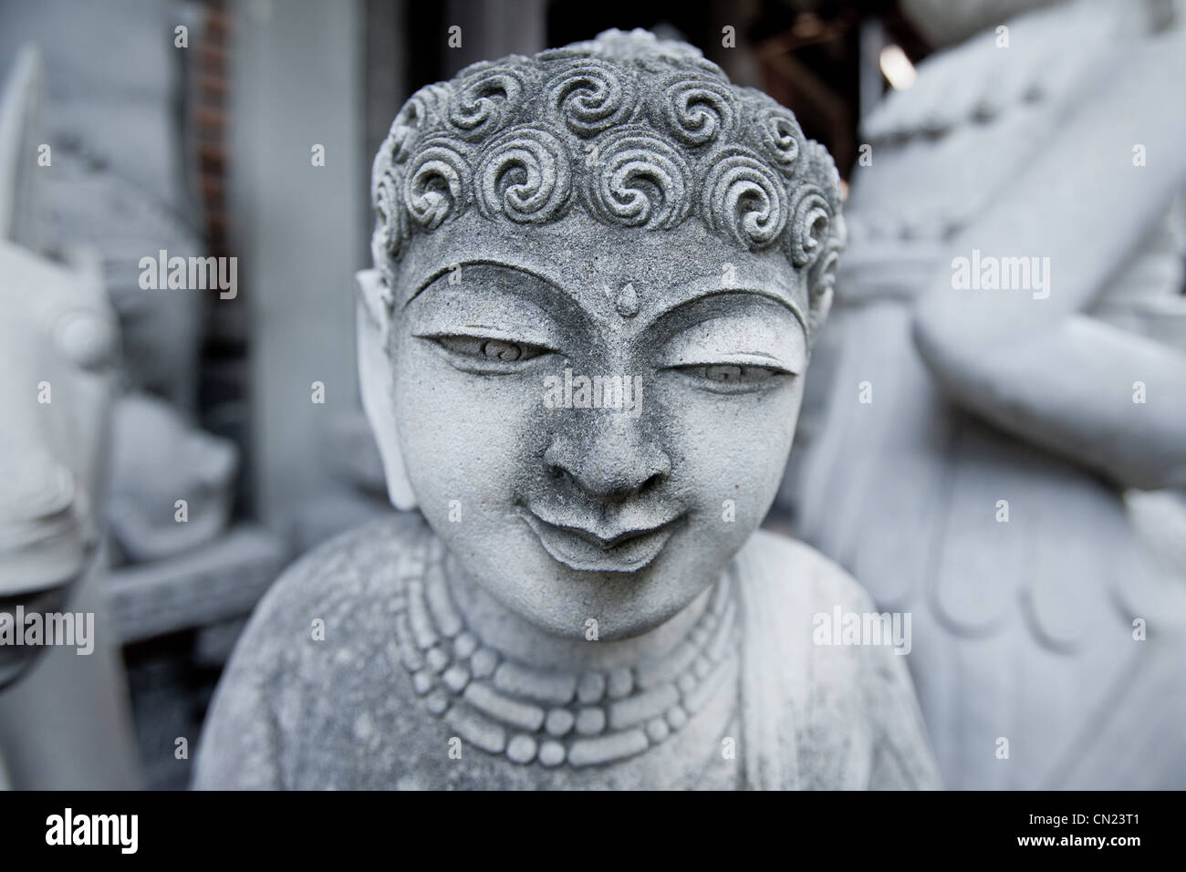 Stone carvings Bali Indonesia Stock Photo - Alamy