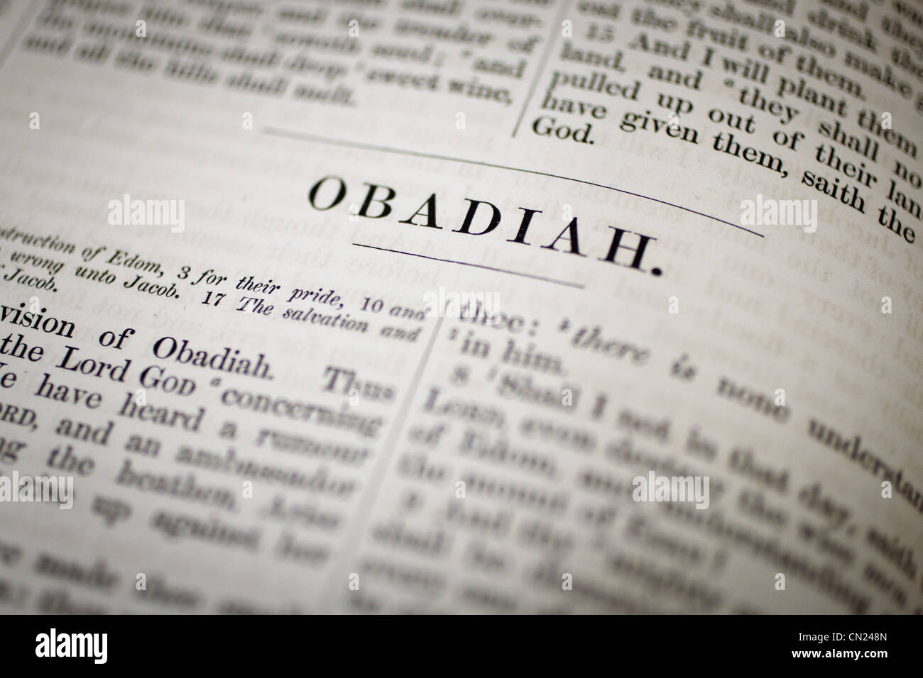 Obadiah Bible