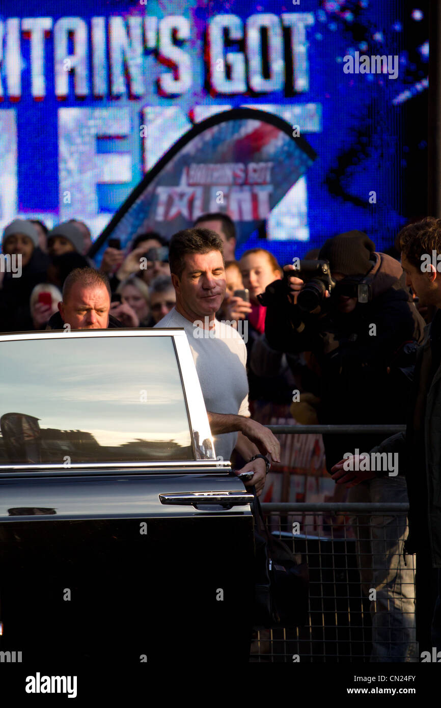 Britains Got Talent begins filing in London Stock Photo - Alamy