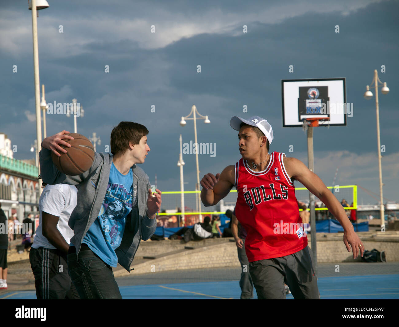A game of basketball Stock Photo - Alamy