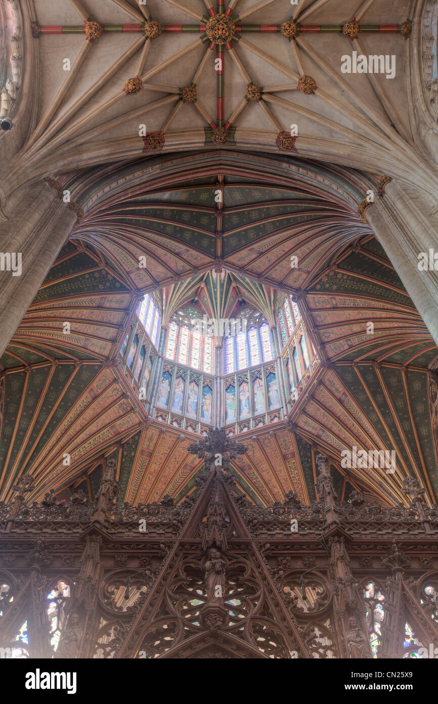 The octagonal lantern of Ely Cathedral, Ely, England Stock Photo - Alamy