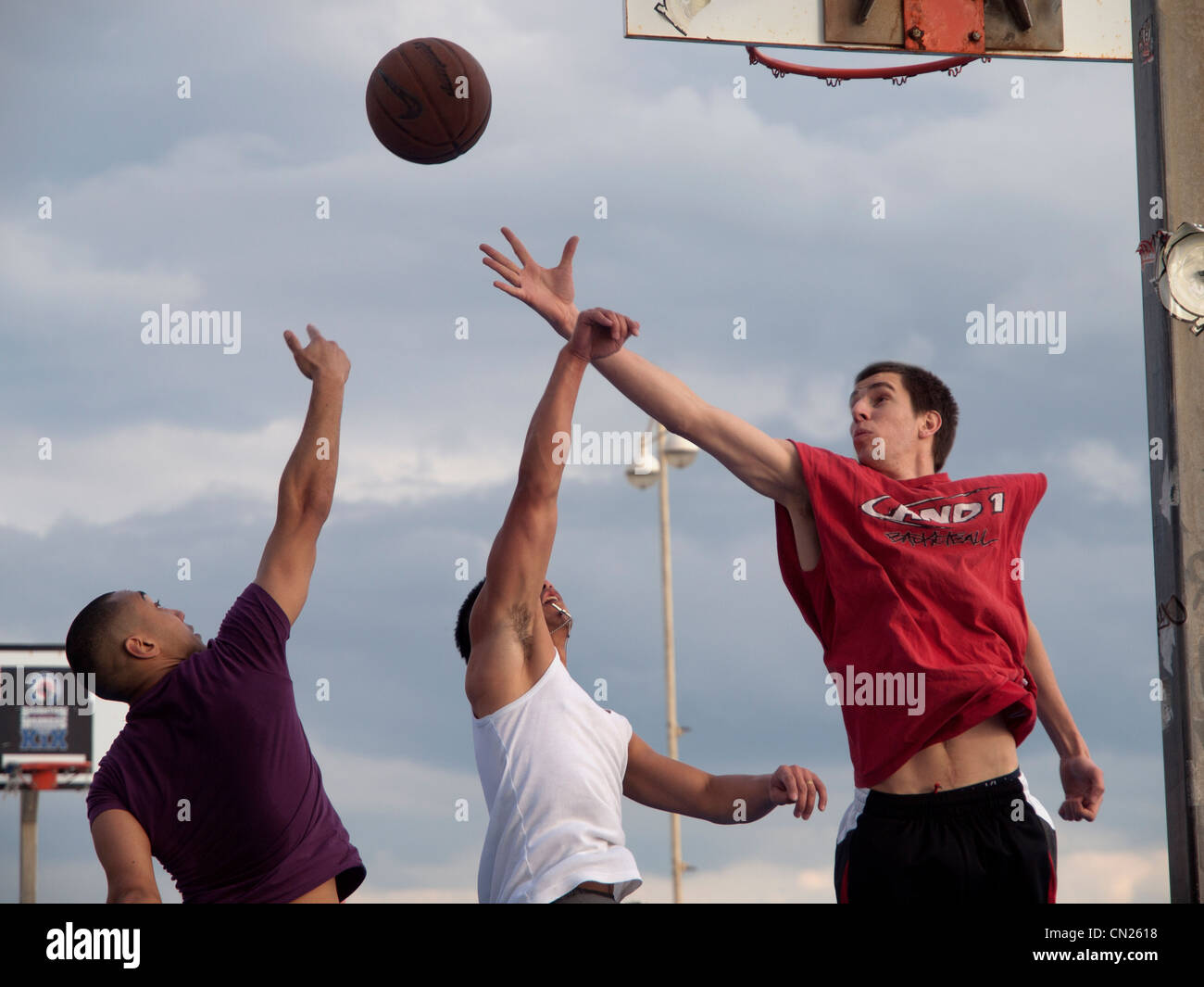 A game of basketball Stock Photo - Alamy