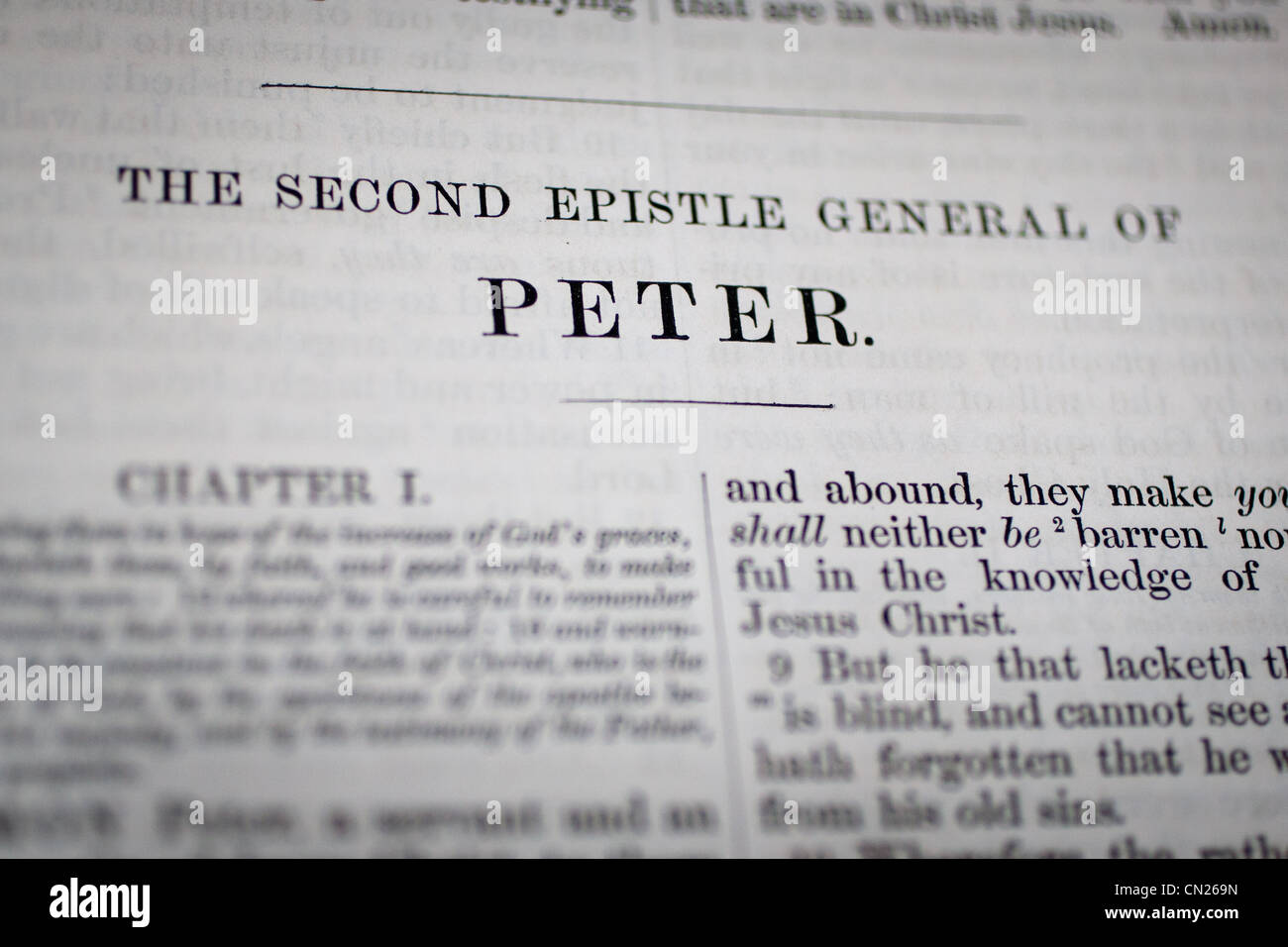 Second peter hi-res stock photography and images - Alamy