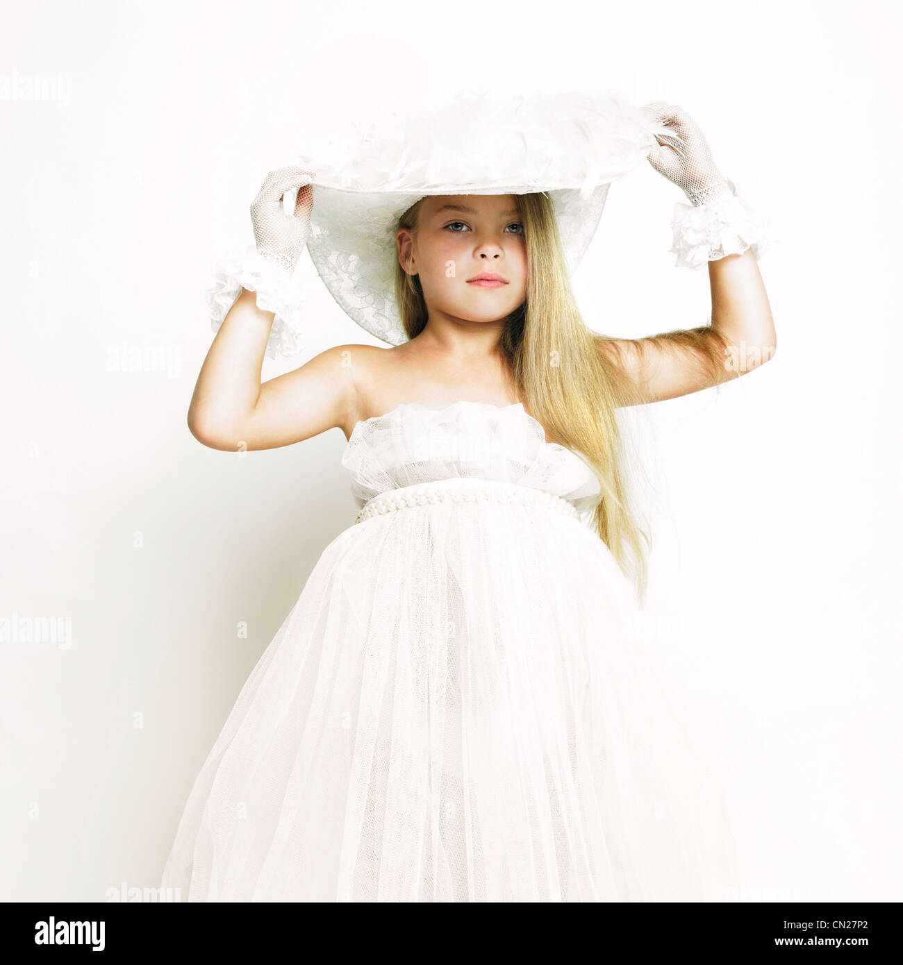 Girl figurine in retro dress style rococo Stock Photo - Alamy