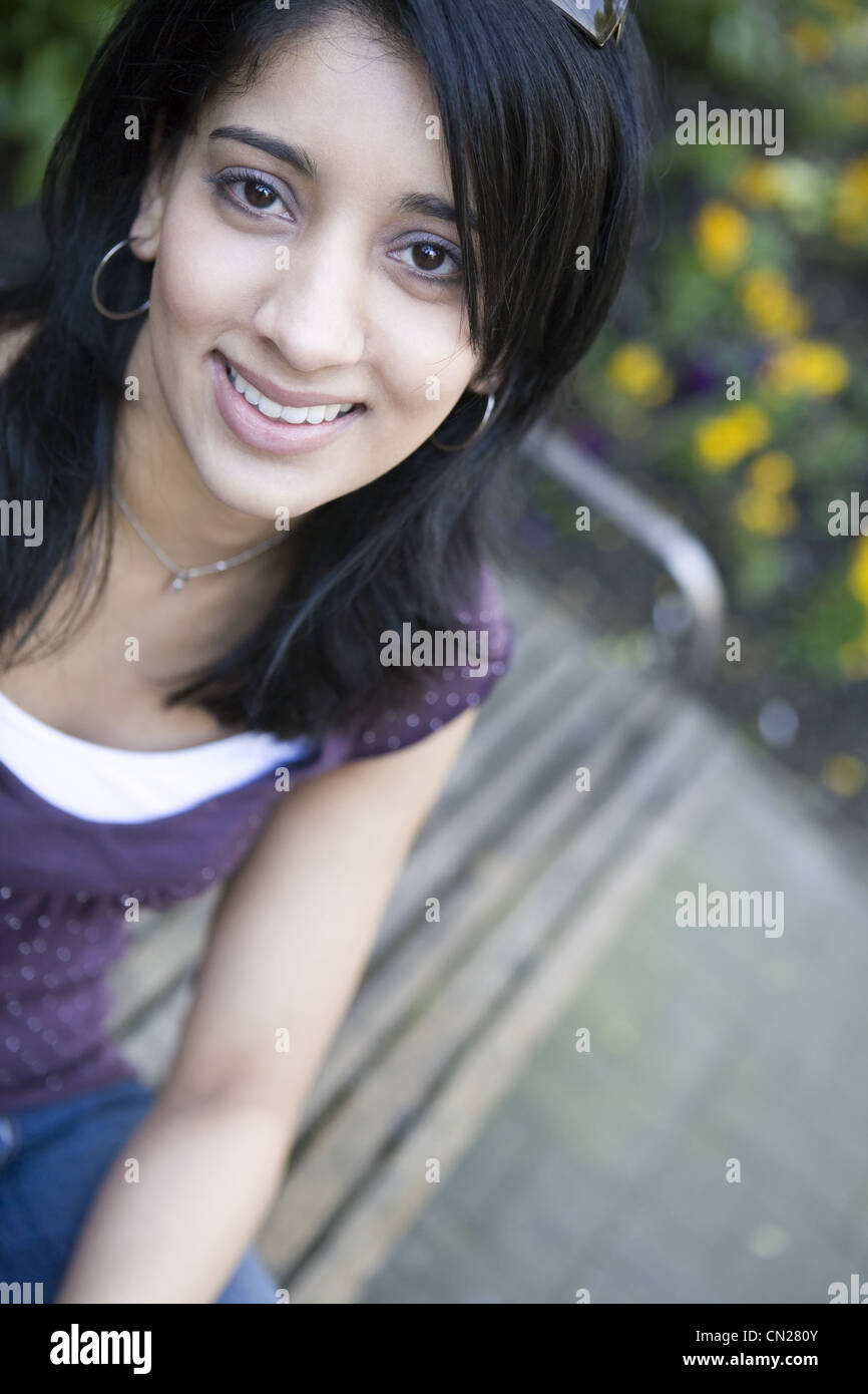 Portrait of a Woman, Yaletown, Vancouver, British Columbia Stock Photo ...