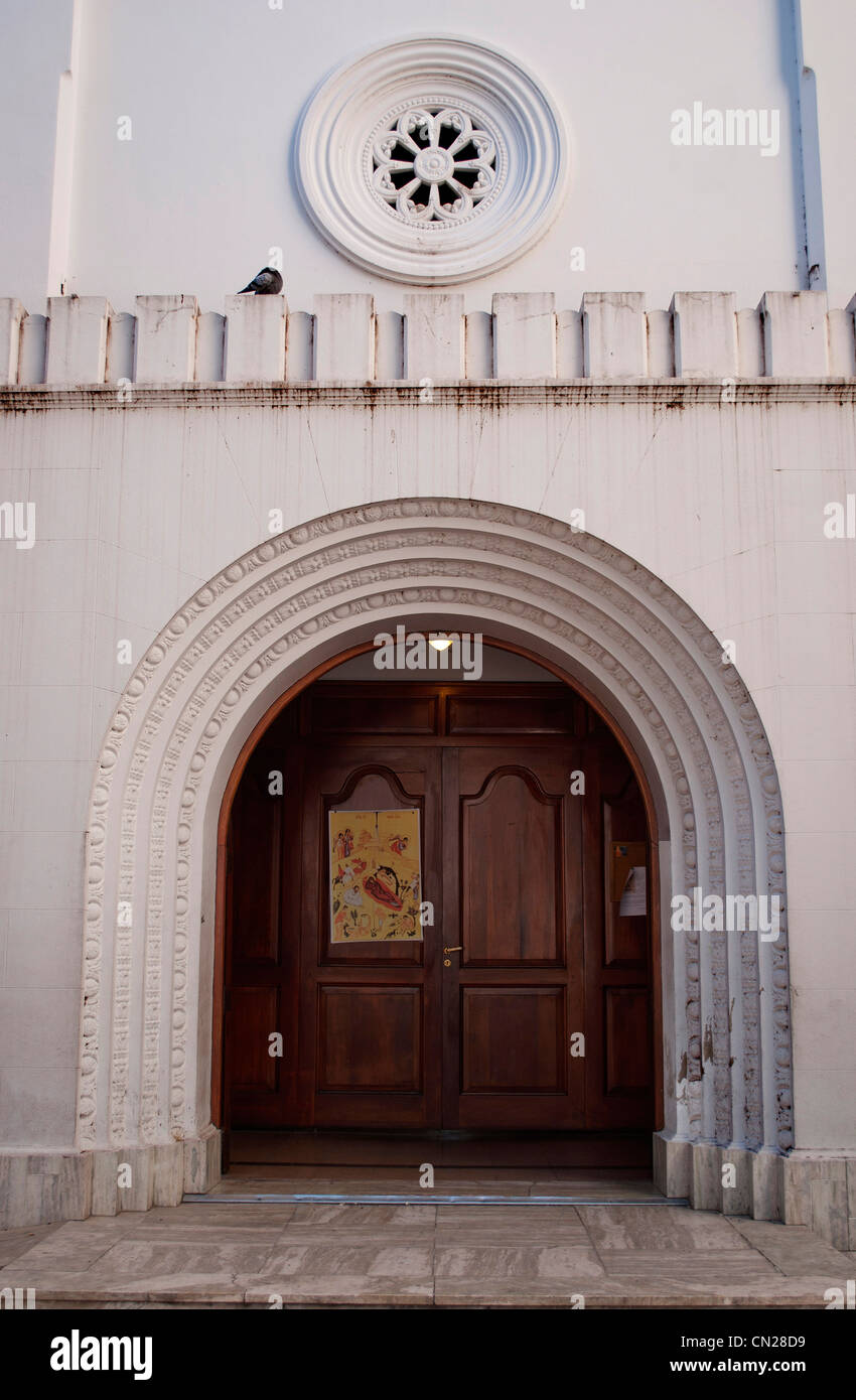 Catholic church facade Stock Photo - Alamy