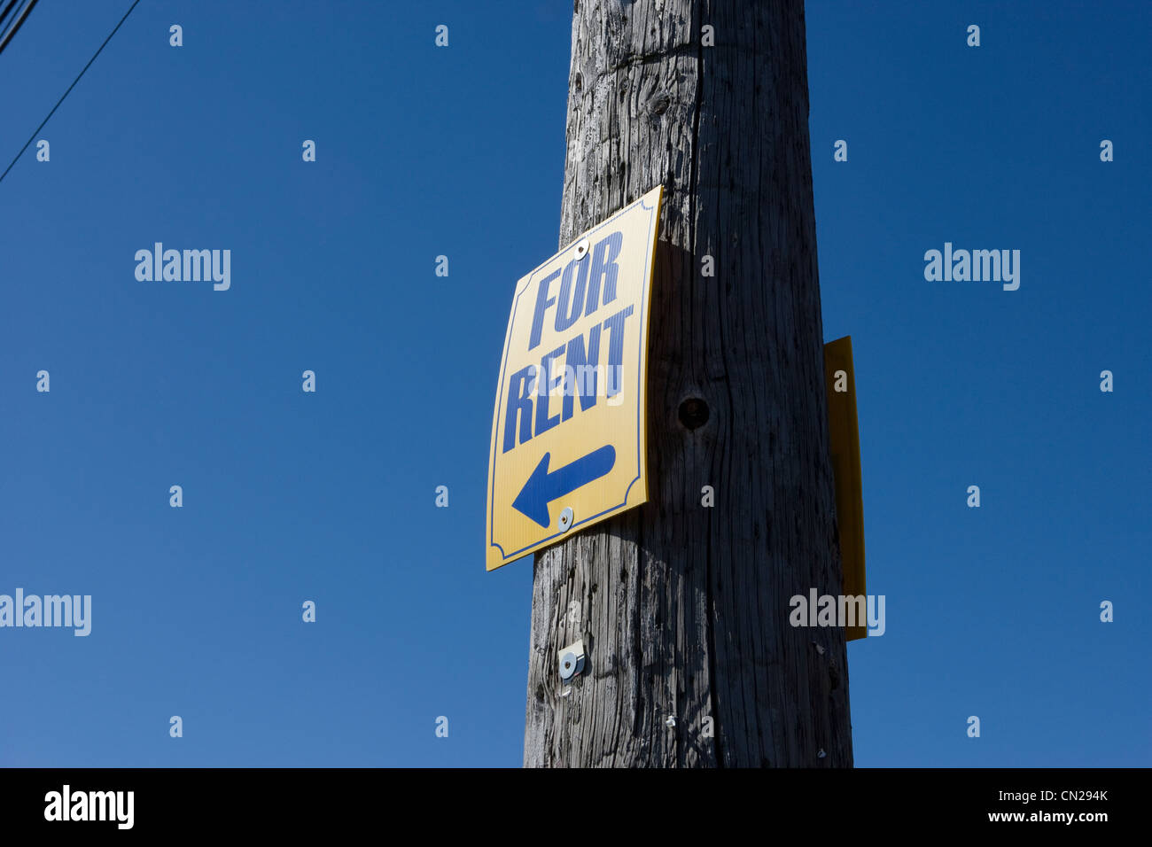 American wooden sign posts hi-res stock photography and images - Alamy