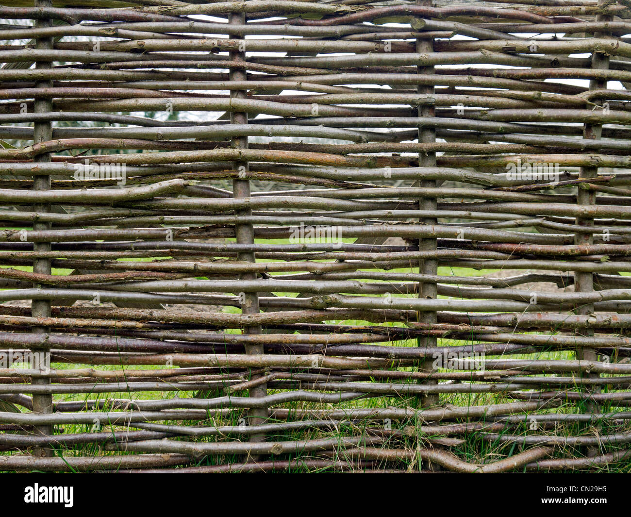 Hazel fence hi-res stock photography and images - Alamy