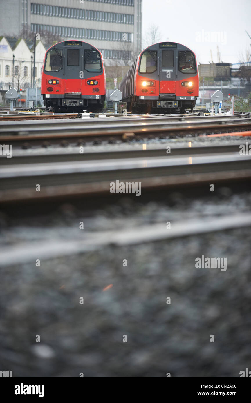 London underground depot hi-res stock photography and images - Alamy