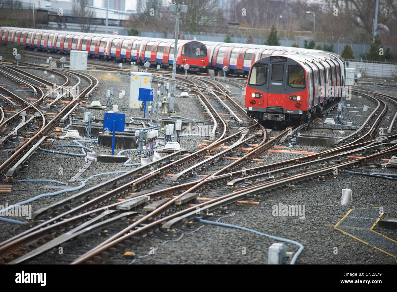 London underground train driver hi-res stock photography and images - Alamy