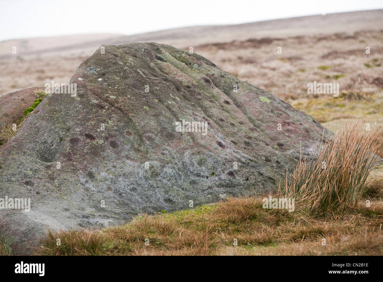 Ilkley moor badger stone hi-res stock photography and images - Alamy