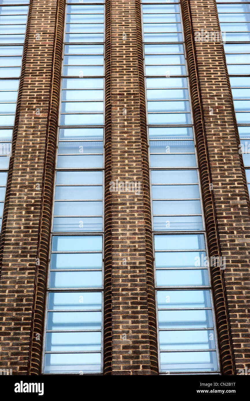 Brick window frames and windows Stock Photo - Alamy