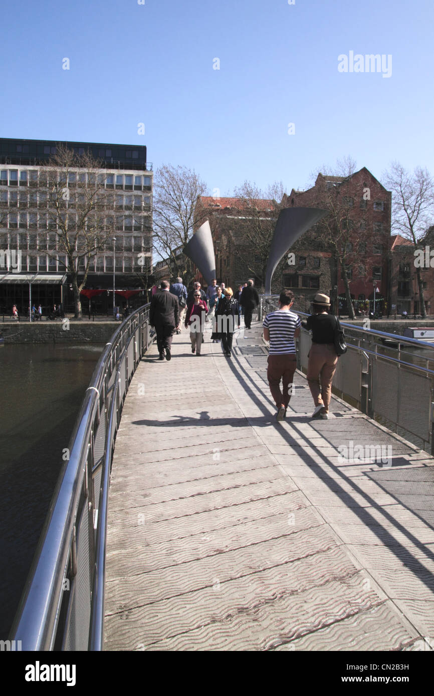 Pero Bridge St Augustine's Reach Bristol Stock Photo - Alamy