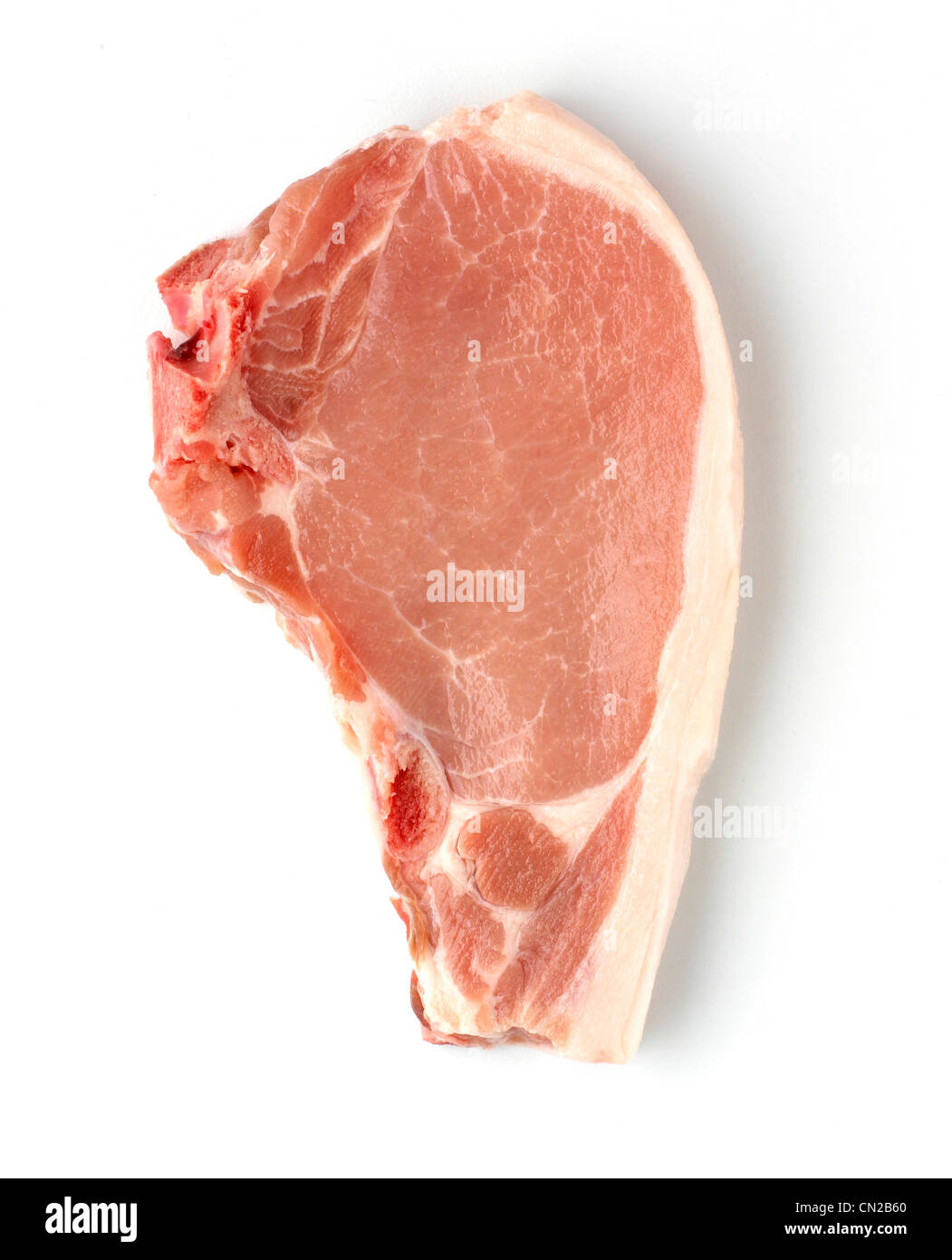 One pork chop Stock Photo - Alamy