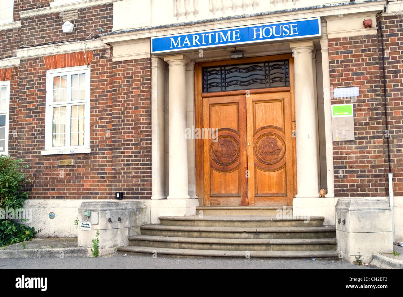 Maritime House ,Job Center at Clapham Common Stock Photo - Alamy