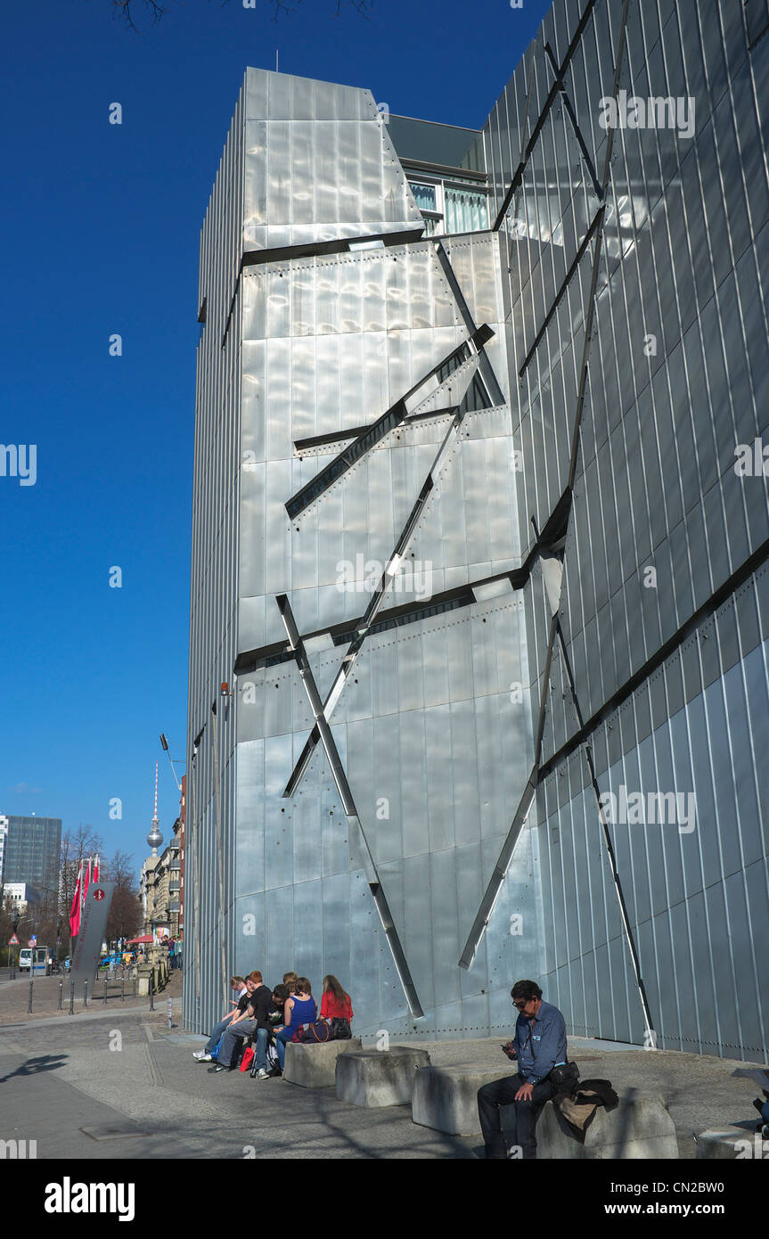 Jewish Museum in Berlin Germany designed by Daniel Libeskind Stock ...