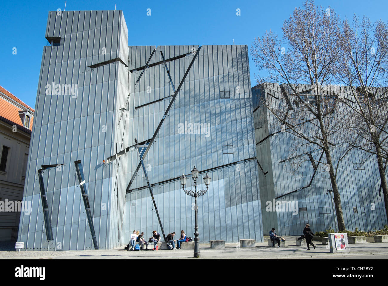 Jewish Museum in Berlin Germany designed by Daniel Libeskind Stock ...